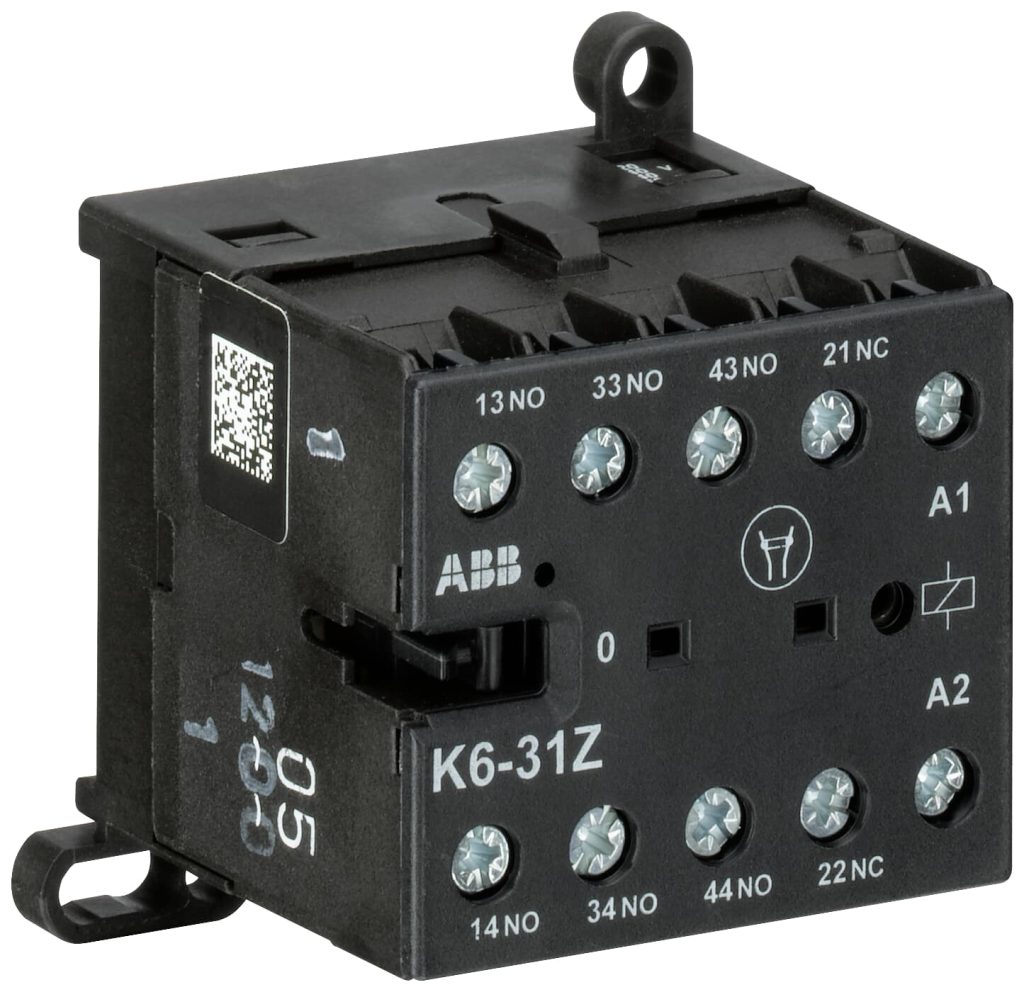 ABB K6-31Z-80 Mini Contactor Relay 220-240V 40-450Hz – INTERLEC ...