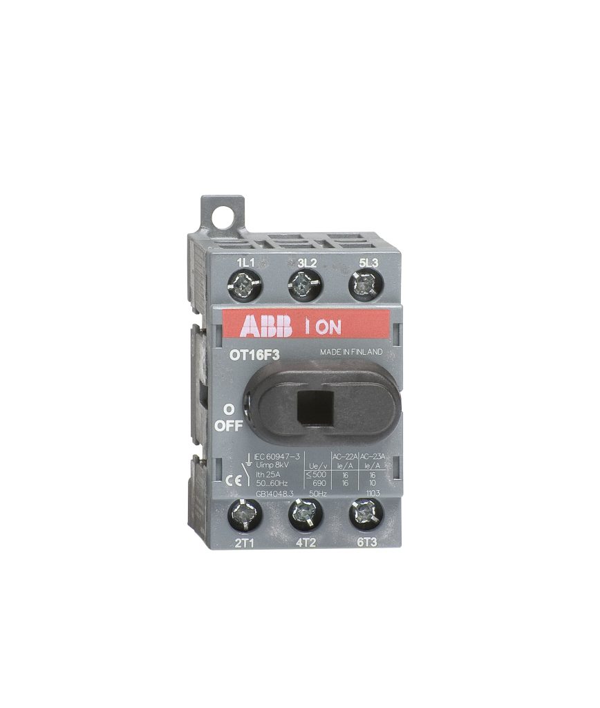 ABB OT16F3 SWITCH-DISCONNECTOR – INTERLEC ELECTRICAL SUPPLIES SDN. BHD.