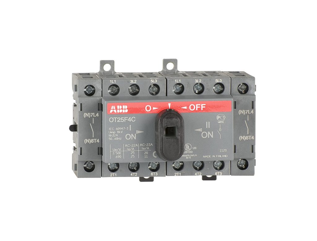 ABB OT25F4C CHANGE-OVER SWITCH – INTERLEC ELECTRICAL SUPPLIES SDN. BHD.
