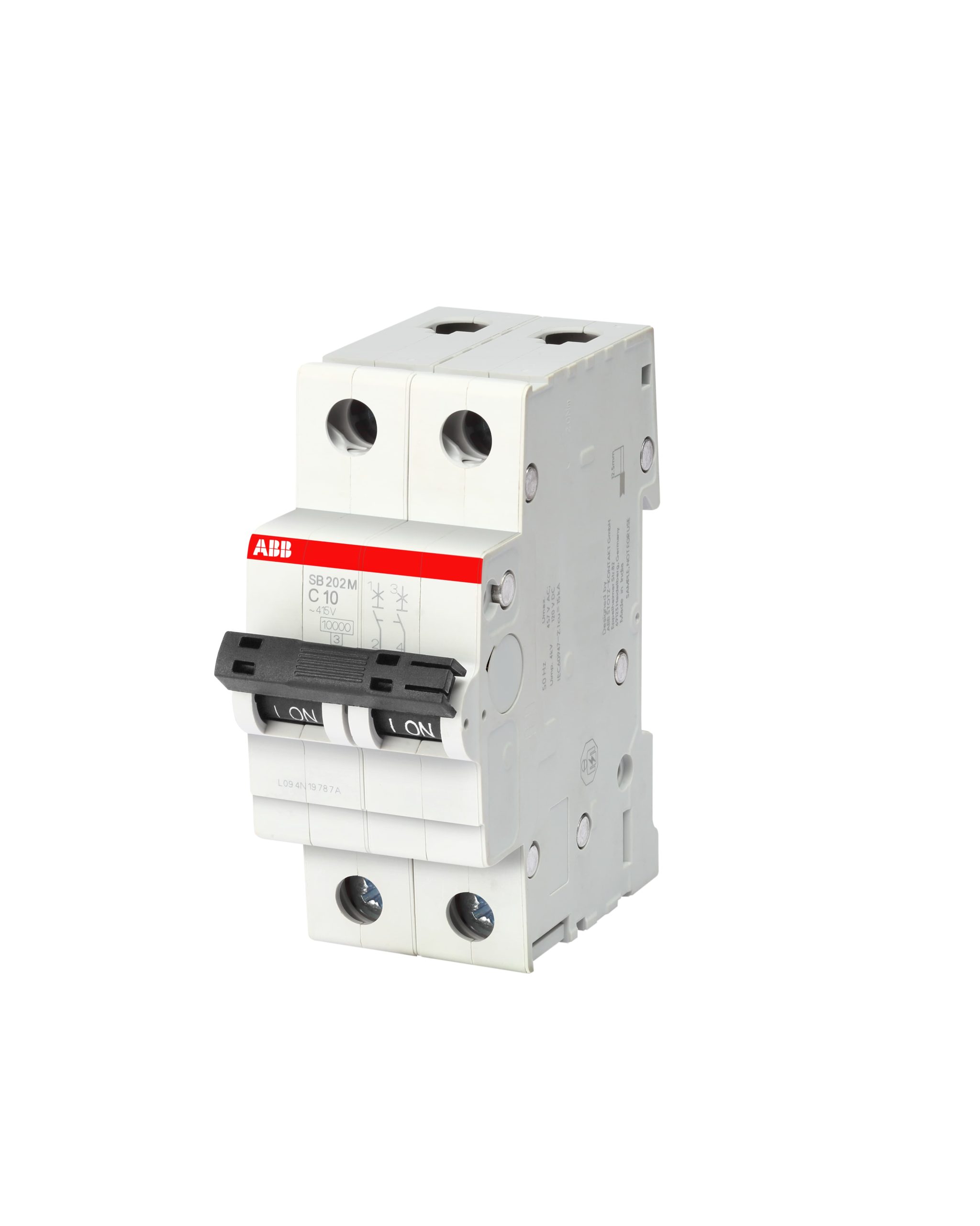 ABB SB202M-B40 Miniature Circuit Breaker – 2P – B – 40 A – INTERLEC ELECTRICAL SUPPLIES SDN. BHD.