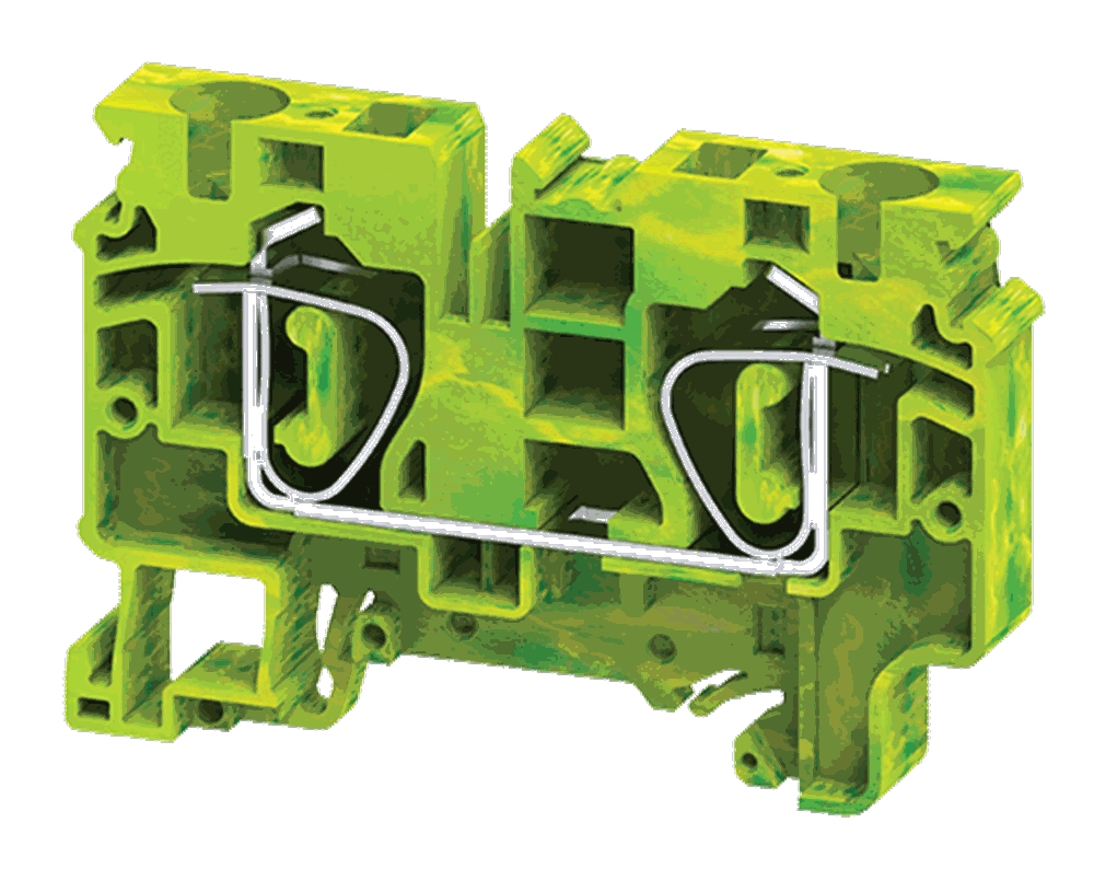 Connectwell CXG10 Spring Clamp Earthing Compact Terminal Block ...