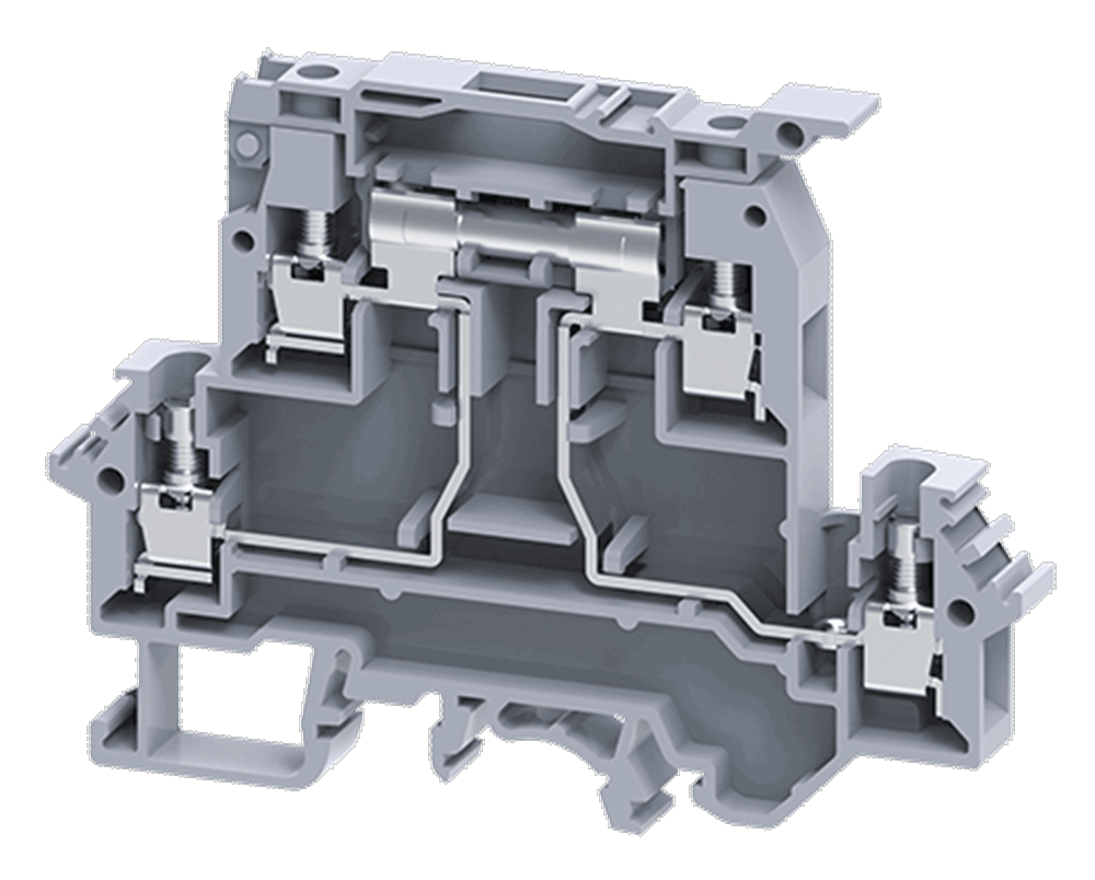 Connectwell DDFL4ULR Double Level Fuse Terminal Block – INTERLEC ...